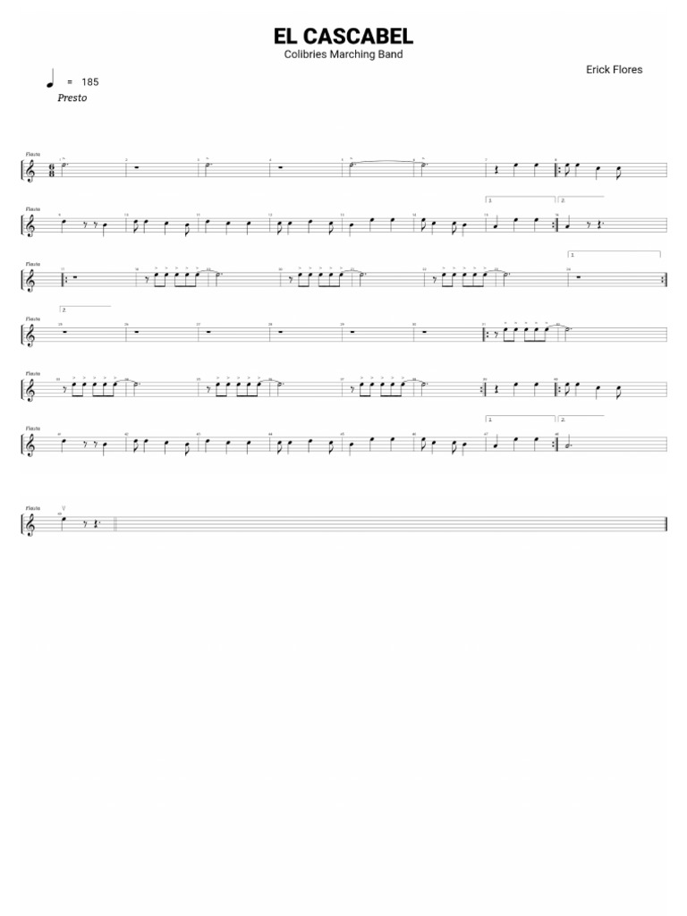 El Cascabel Flauta | PDF