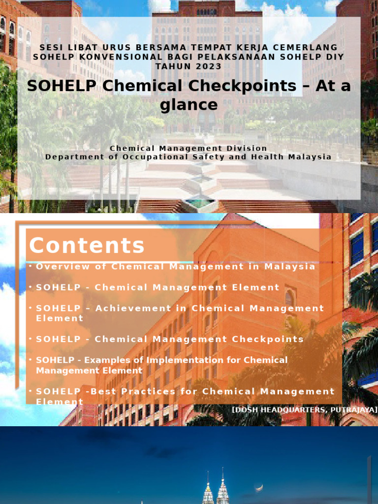 SOHELP Chemical Management Overview 2023 | PDF | Occupational Safety ...