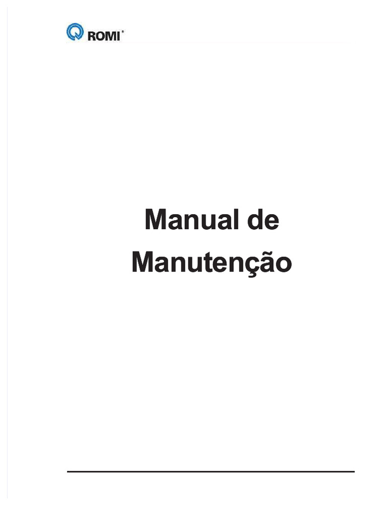 Manual Torno Romi | PDF | Parafuso | Eixo