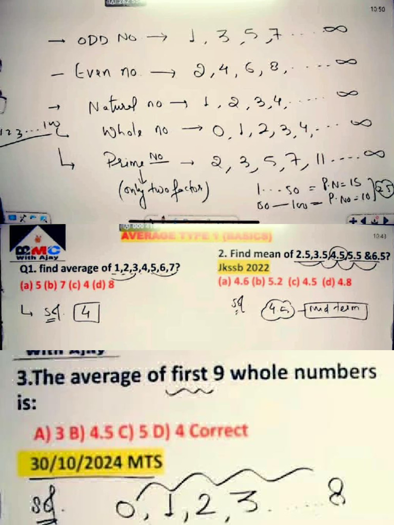 Average Class 1 - 49717465 - 2025 - 01 - 31 - 19 - 21 | PDF | Mathematics | Group Theory