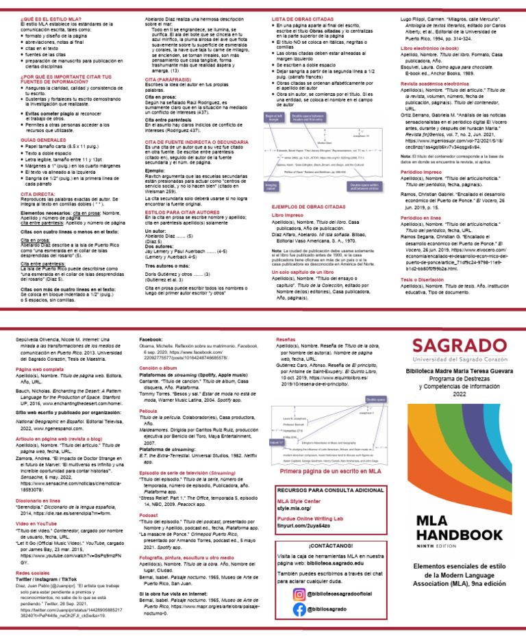 Opusculo MLA Revisado | PDF