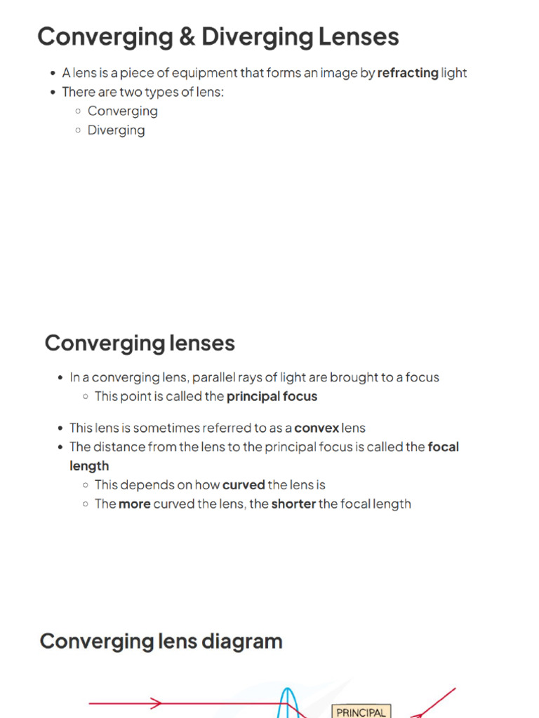 13.5 Lenses | PDF