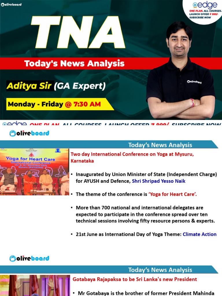18th NOV - Aditya's TNA by Oliveboard | PDF