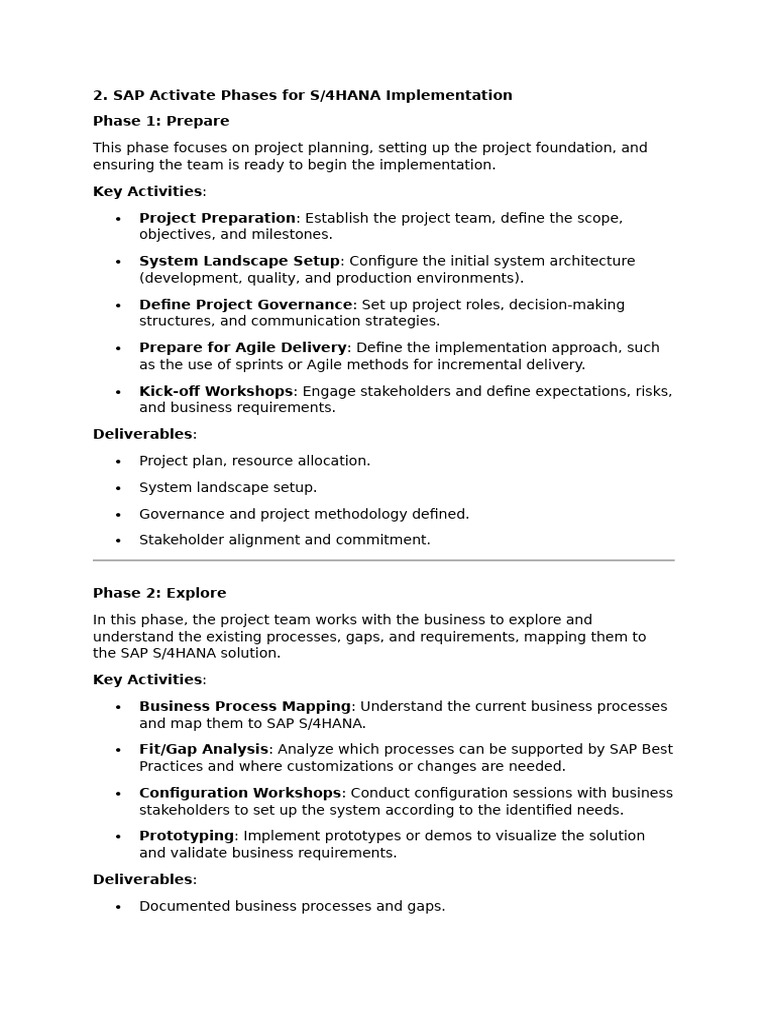 SAP MDG Implementation Project | PDF | Agile Software Development ...