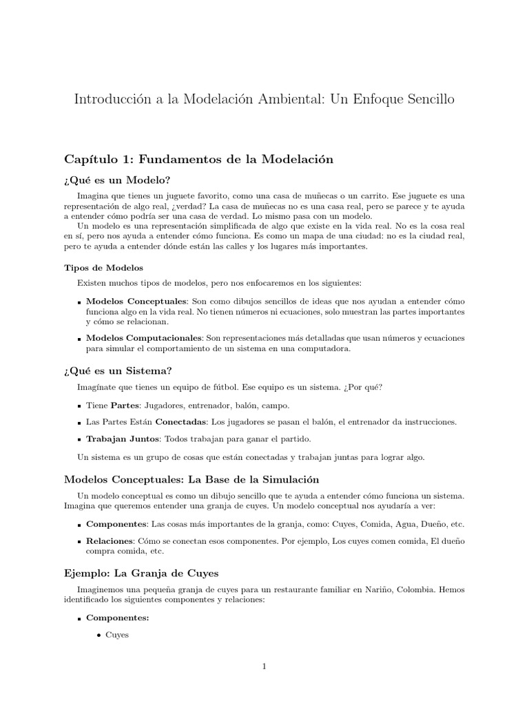 Cap_1_Model_Amb (2) | PDF | Modelo conceptual | Simulación por ordenador