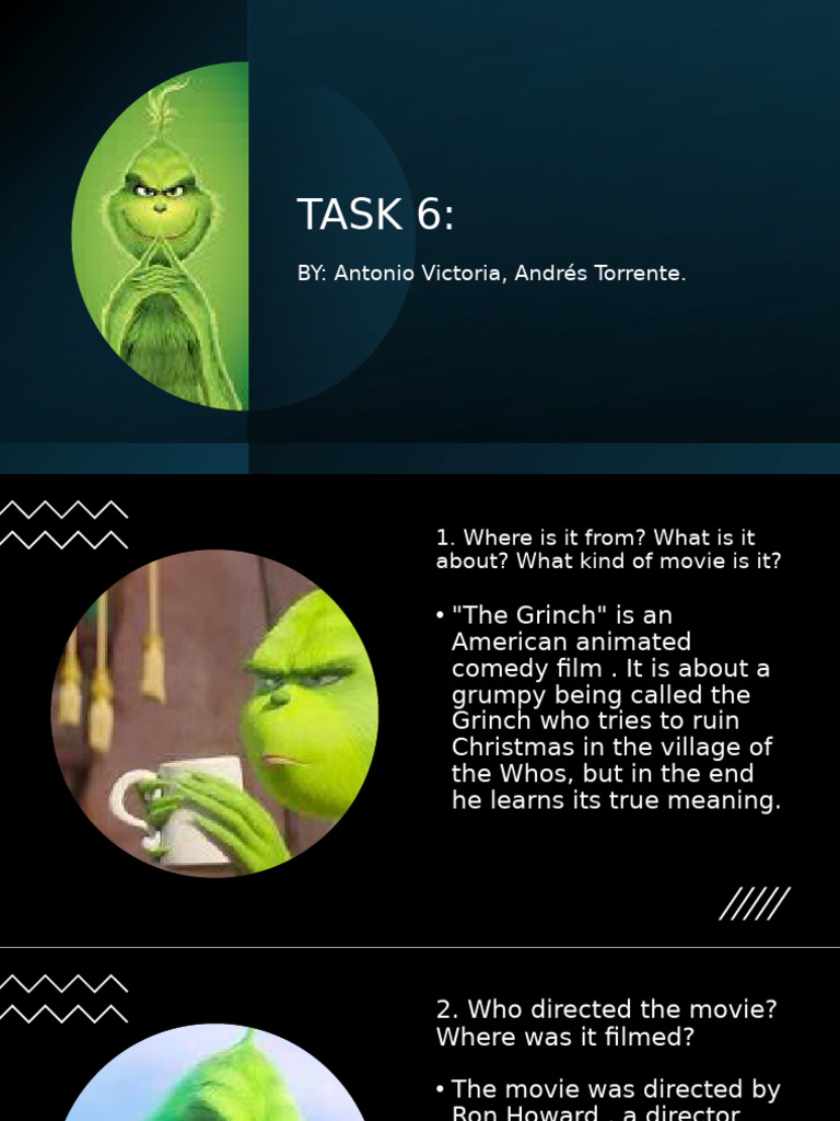 Task 5 The Grinch | PDF