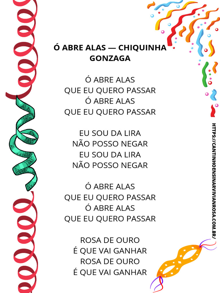 Cartazes Marchinhas de Carnaval 1 | PDF