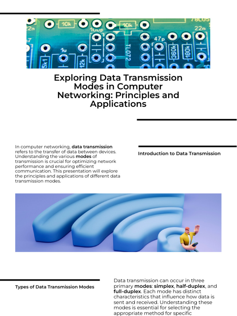 Slidesgo Exploring Data Transmission Modes In Computer Networking 3193