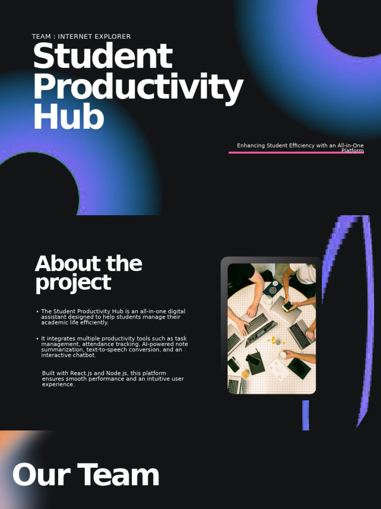 Student Productivity Hub: All-in-One Tools | PDF | Artificial ...