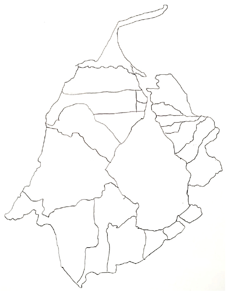 Mapa Del Zulia en Blanco | PDF