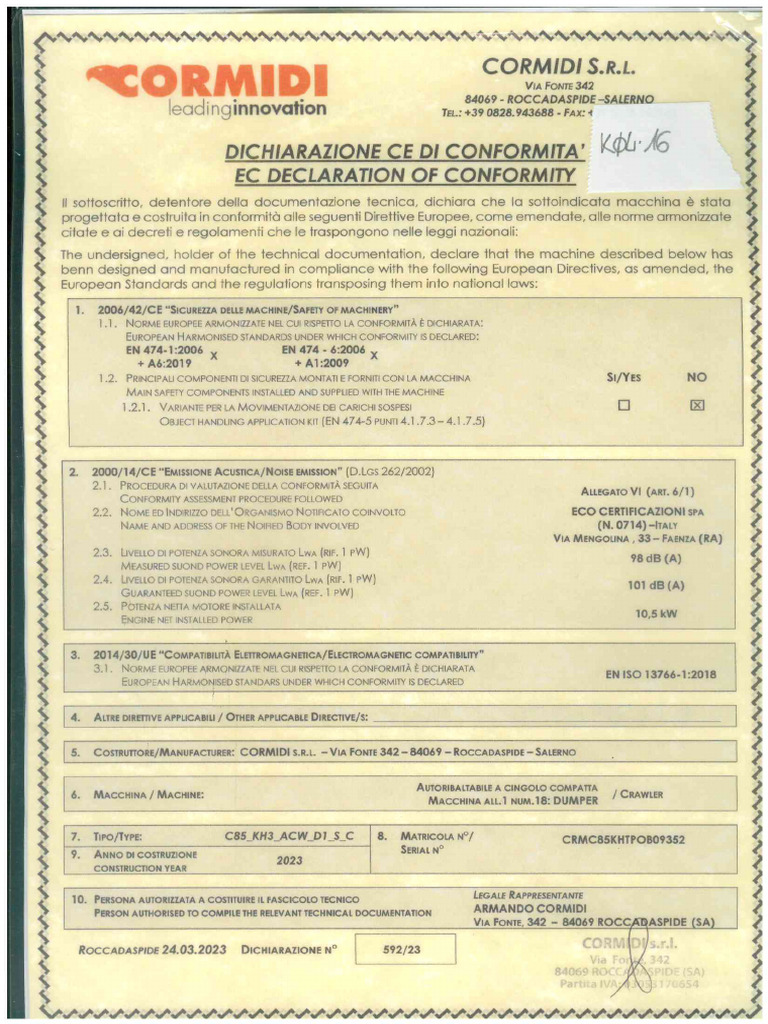 K04 16+documenti Documents - 14224210 | PDF