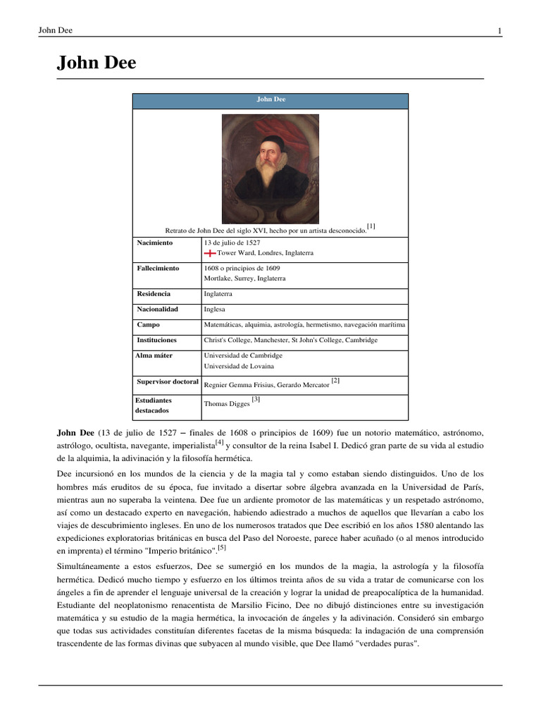 John Dee | PDF