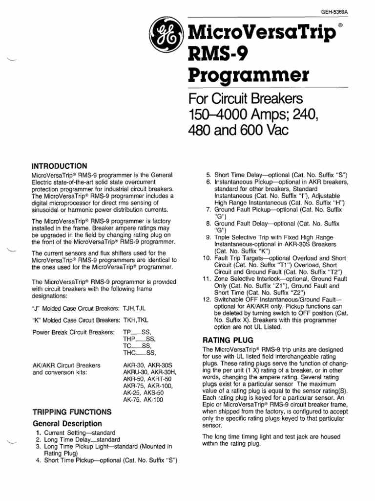 MicroVersaTrip RMS 9 | PDF