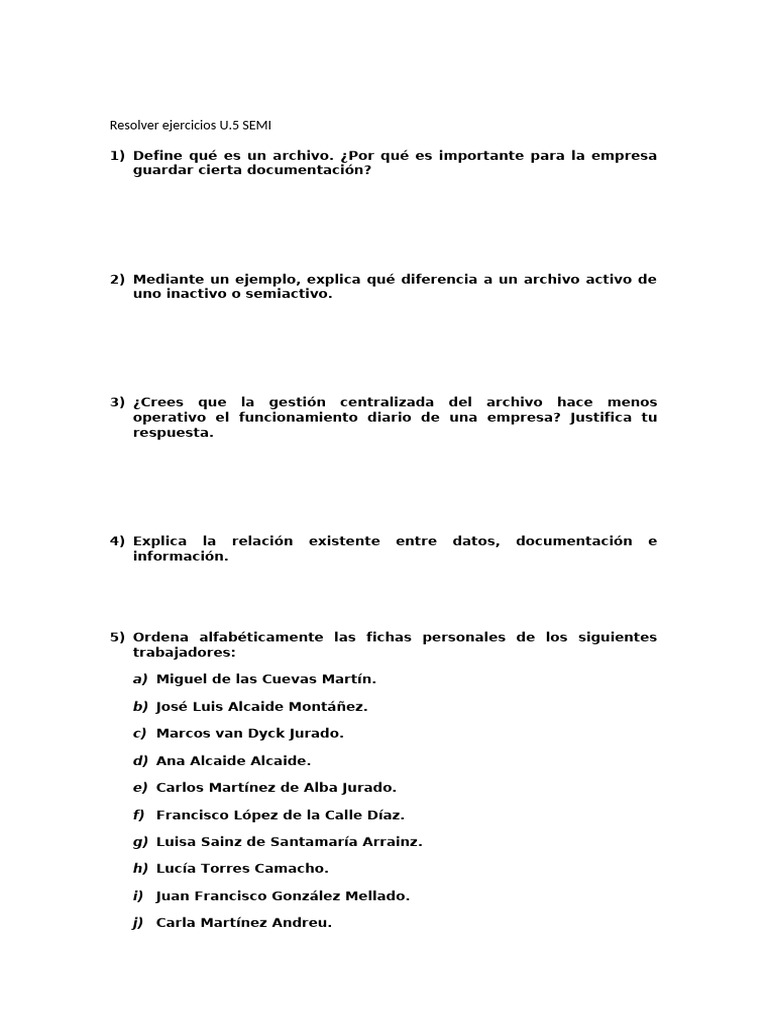 Resolver Ejerc. 5 Comunicación SEMI | PDF | Archivo de computadora