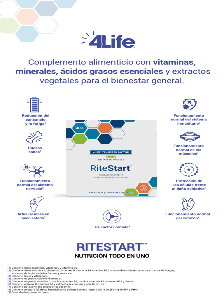 RiteStart Mobile ES | PDF | Vitamina | Vitamina D
