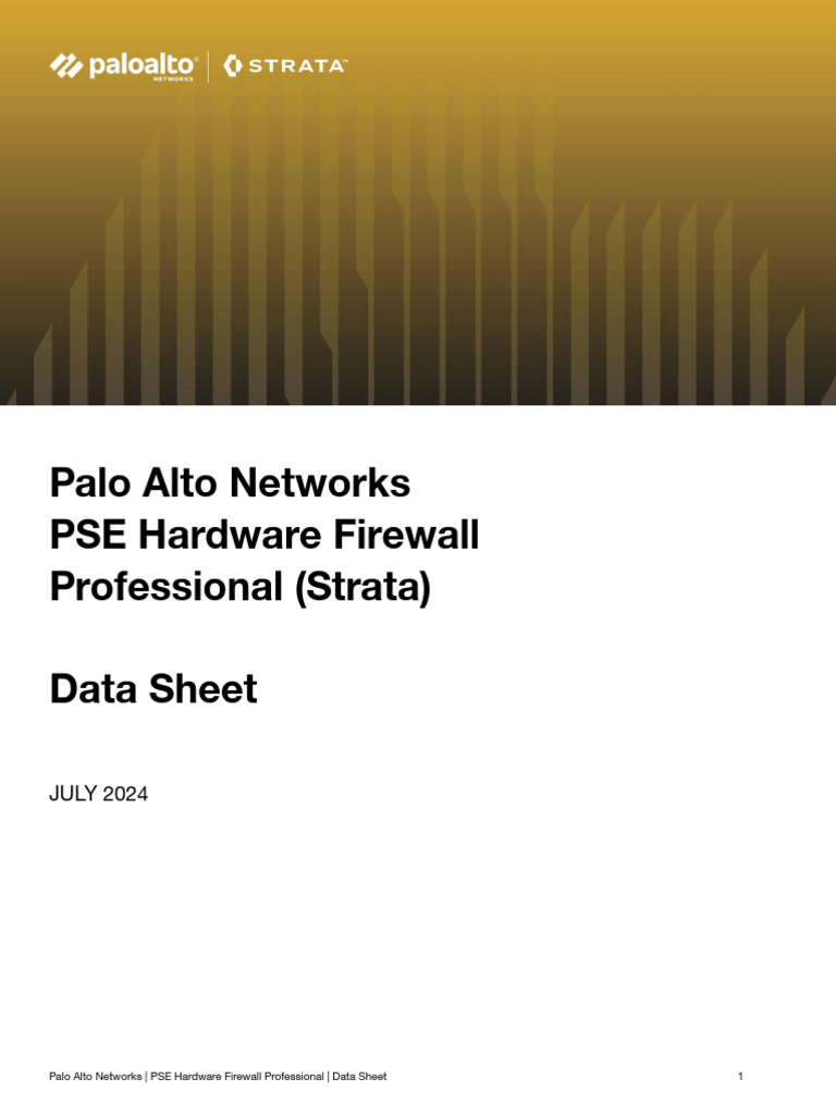 Pse Hardware Firewall Pro Datasheet | PDF | Evaluation | Computing