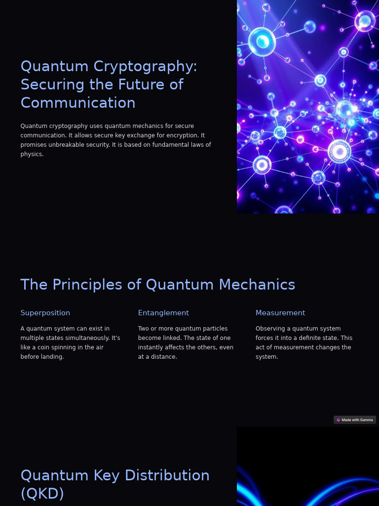 Quantum Cryptography Securing The Future of Communication | PDF ...
