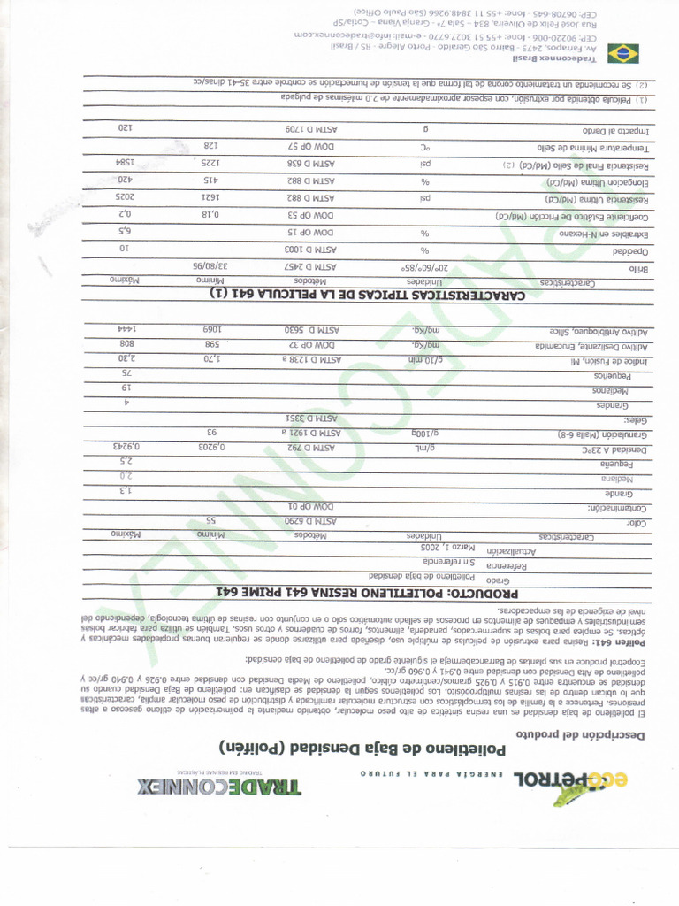BAJA DENSIDAD ECOPETROL | PDF