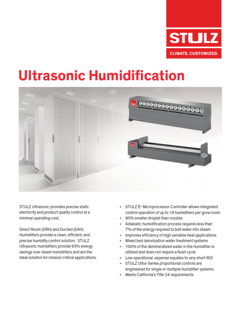 Ultrasonic Humidification | PDF | Engineering Thermodynamics ...