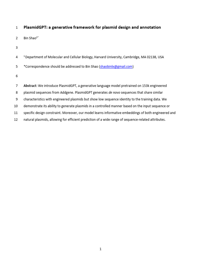 2024 09 30 615762v1 Full | PDF | Vector (Molecular Biology) | Plasmid