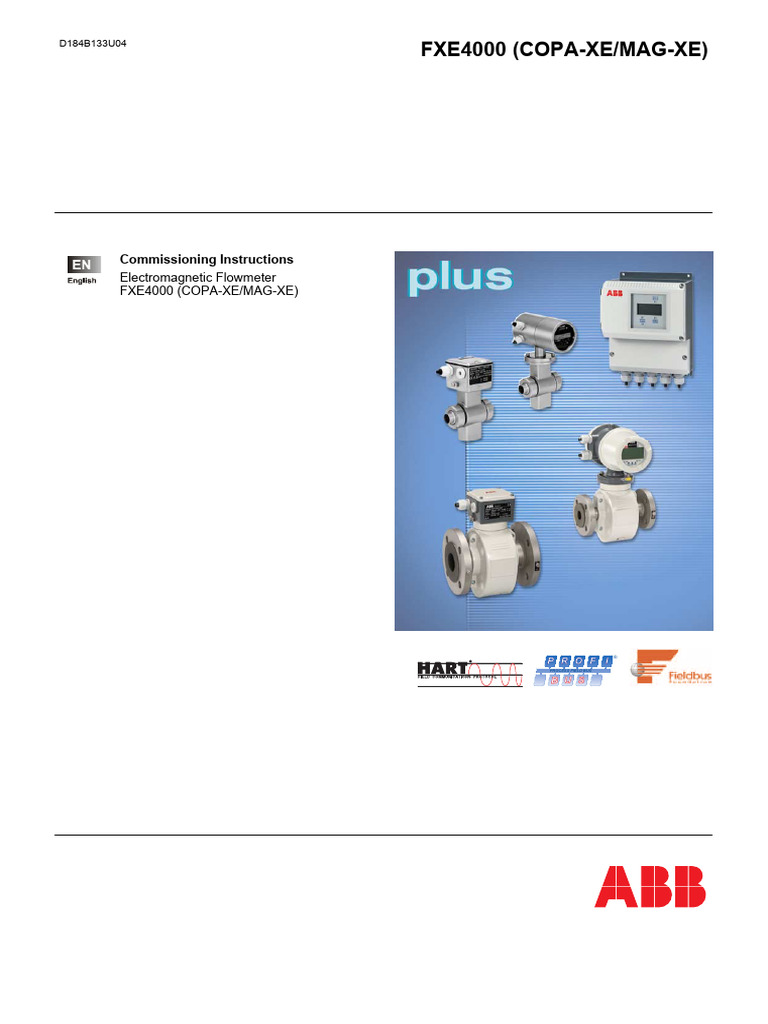 ABB MAG XE | PDF | Pipe (Fluid Conveyance) | Flow Measurement
