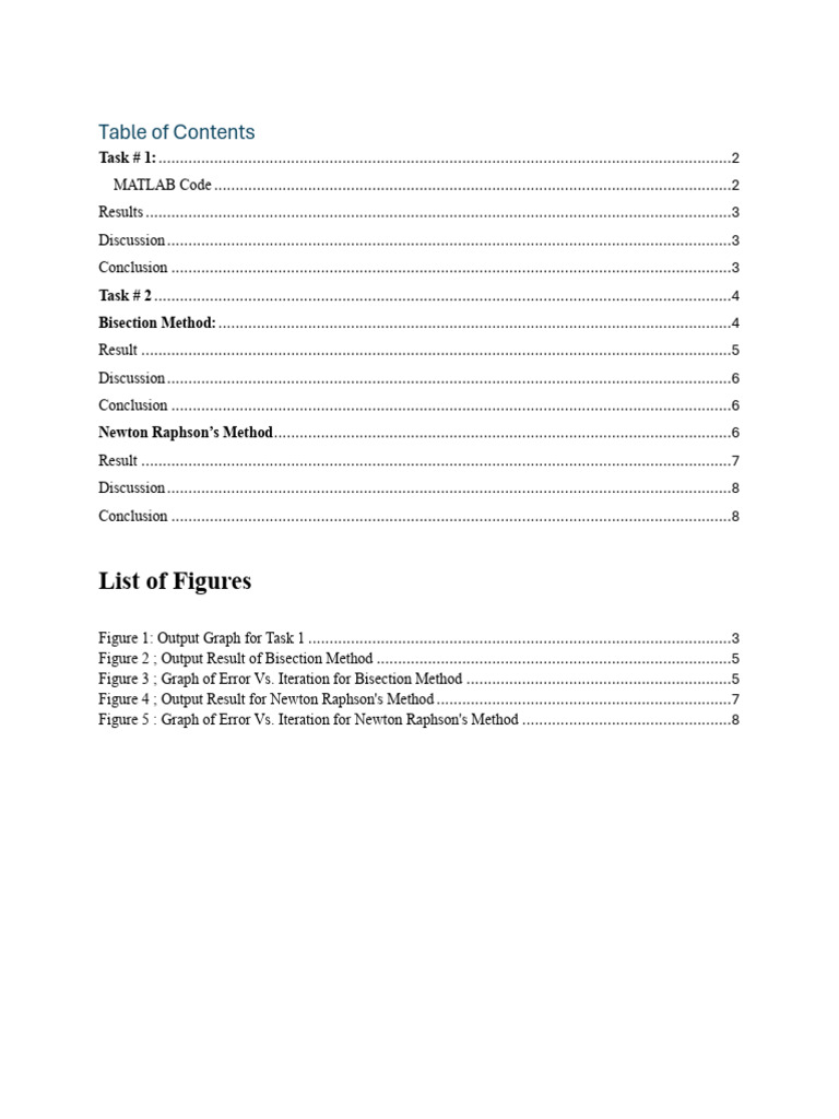 MATLAB Numerical Methods Analysis | PDF | Reaction Rate | Applied ...