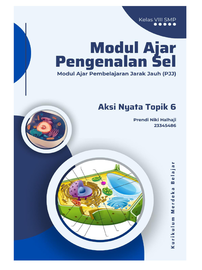 Modul Ajar (RPP) Pengenalan Sel | PDF