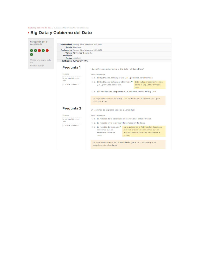 Evaluacion Master Class Nuevas Tendencias | PDF
