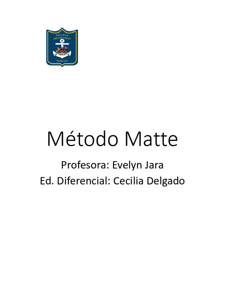 Lenguaje 1°A Carteles Método Matte | PDF