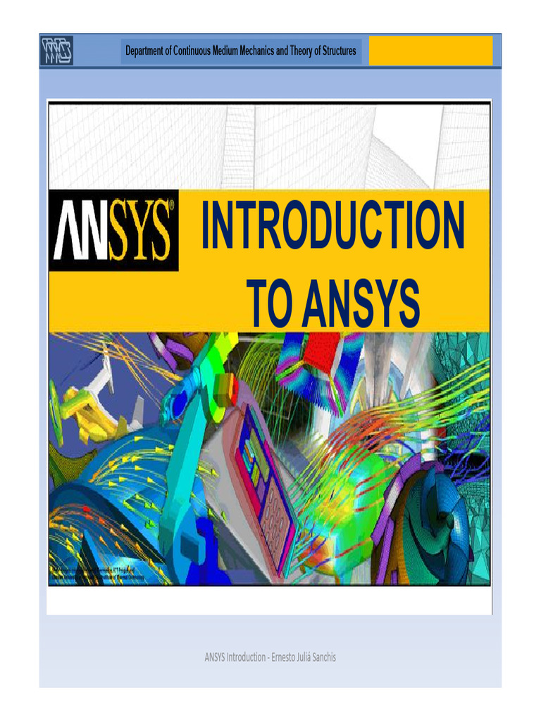 Introduction to ANSYS Software | PDF | Finite Element Method ...