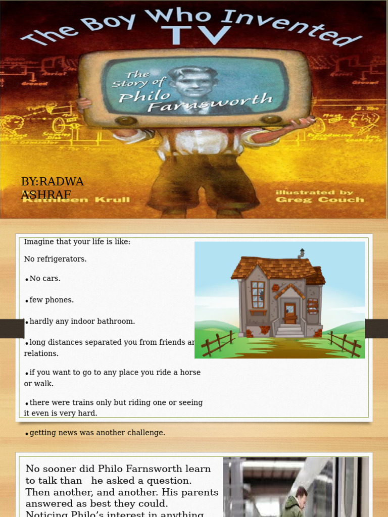 Presentation1 The Boy Who Invented TV Radwa Ashraf | PDF