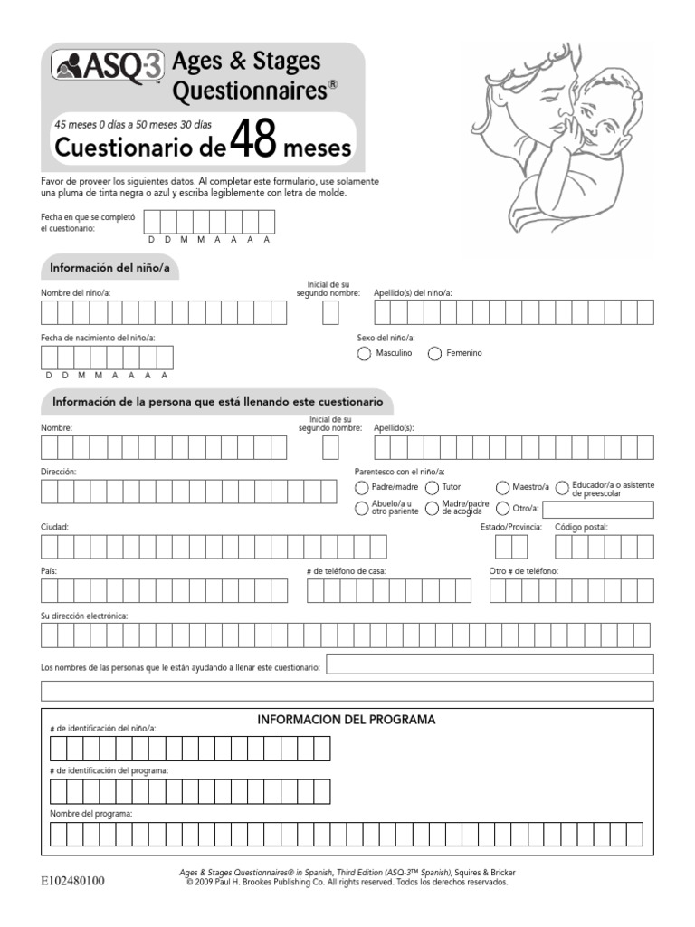 ASQ 48 Meses | PDF