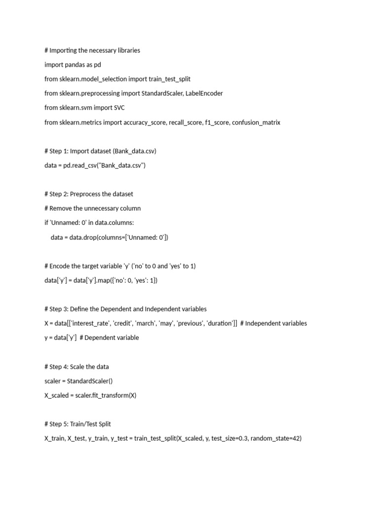 Importing The Necessary Libraries | PDF | Data Analysis | Algorithms