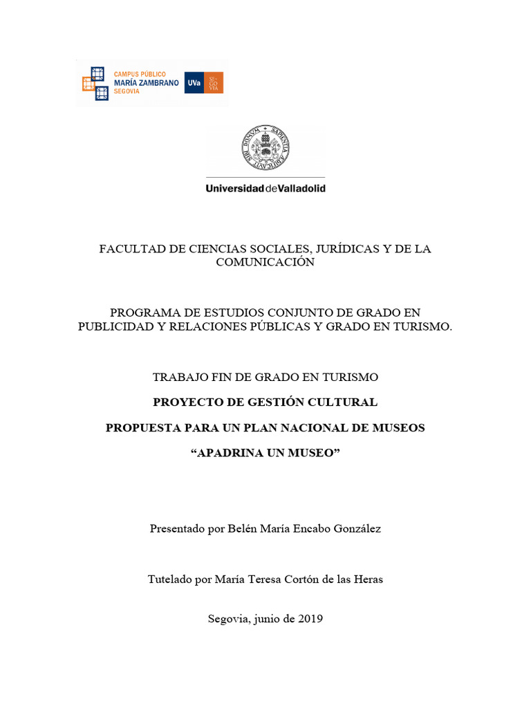 TFG-N 1044 | PDF | Museo | Turismo