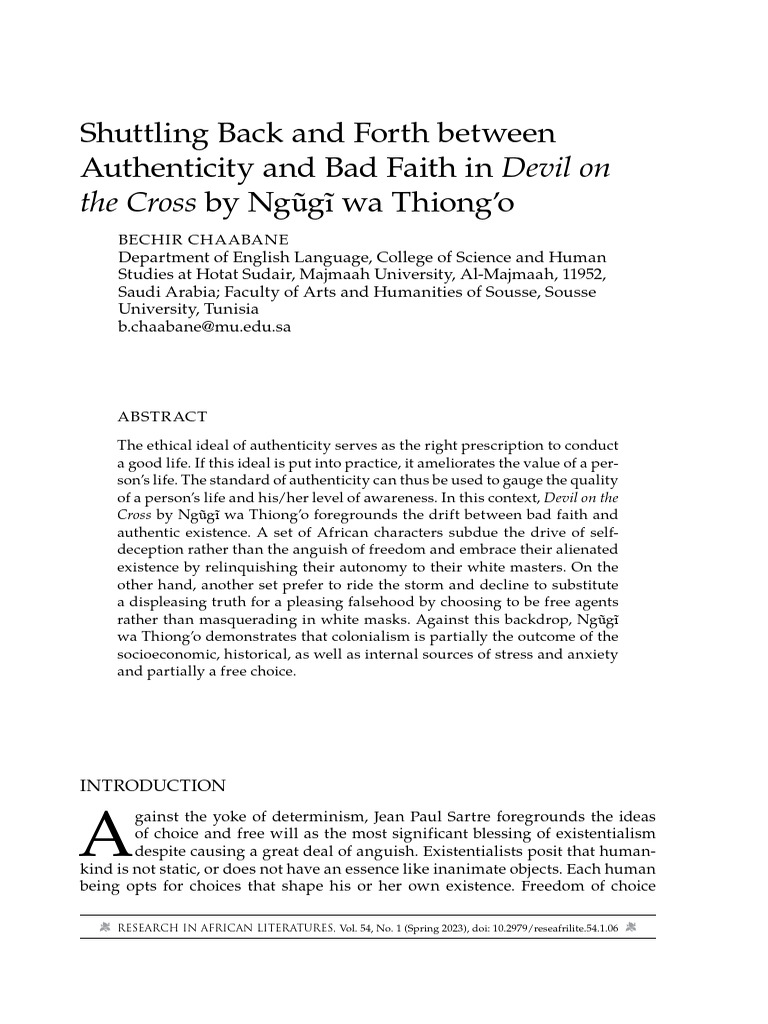 EBSCO-FullText-05_03_2025 | PDF | Existentialism | Authenticity ...