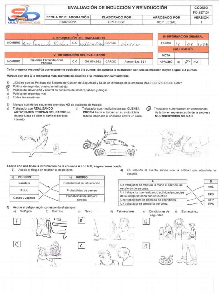 08.induccion Alex Beltran | PDF