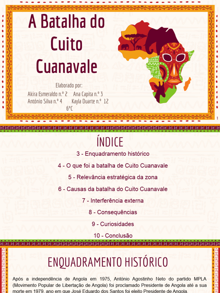Causas e Consequências da Batalha Cuito Cuanavale | PDF | Unita | Angola