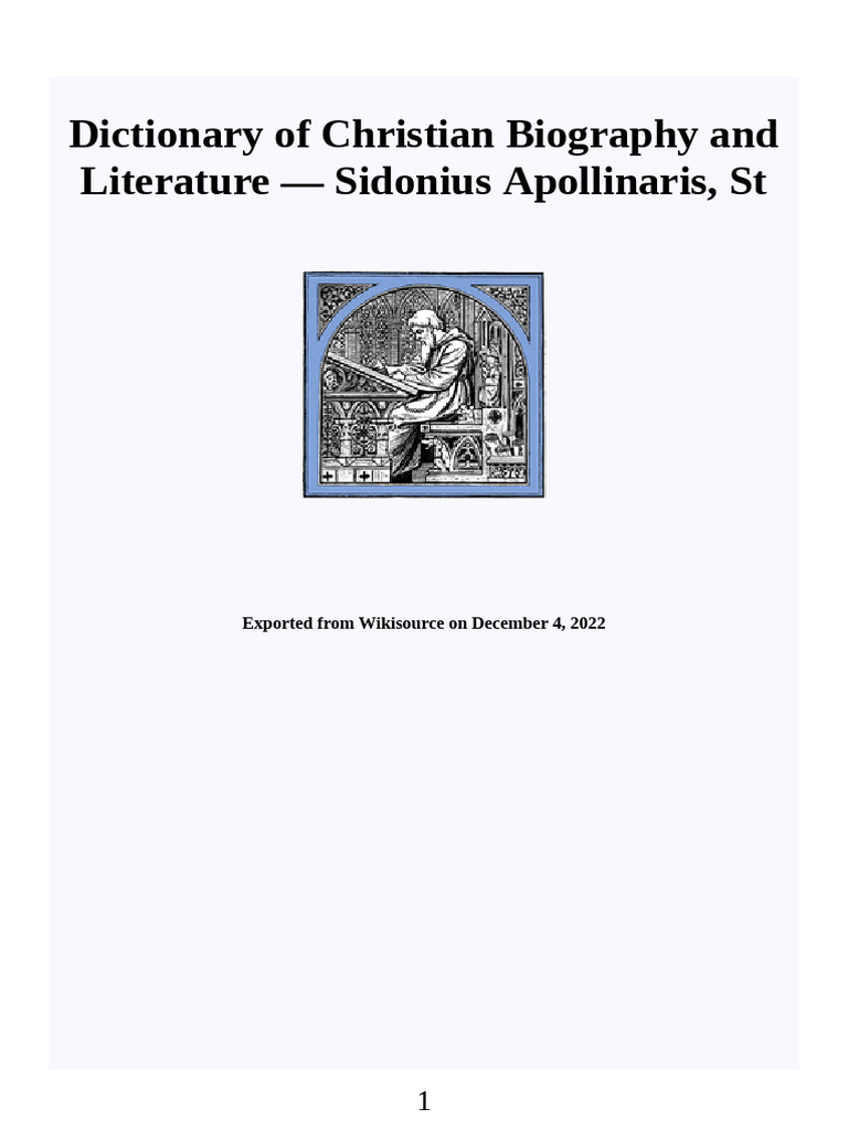 Dictionary of Christian Biography and Literature To The End of The ...