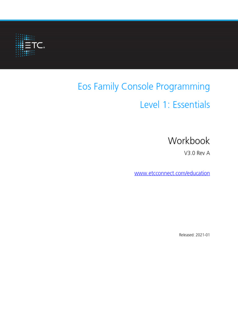 Eos_Family_L1_Essentials_v2.9A | PDF | Menu (Computing) | Computing