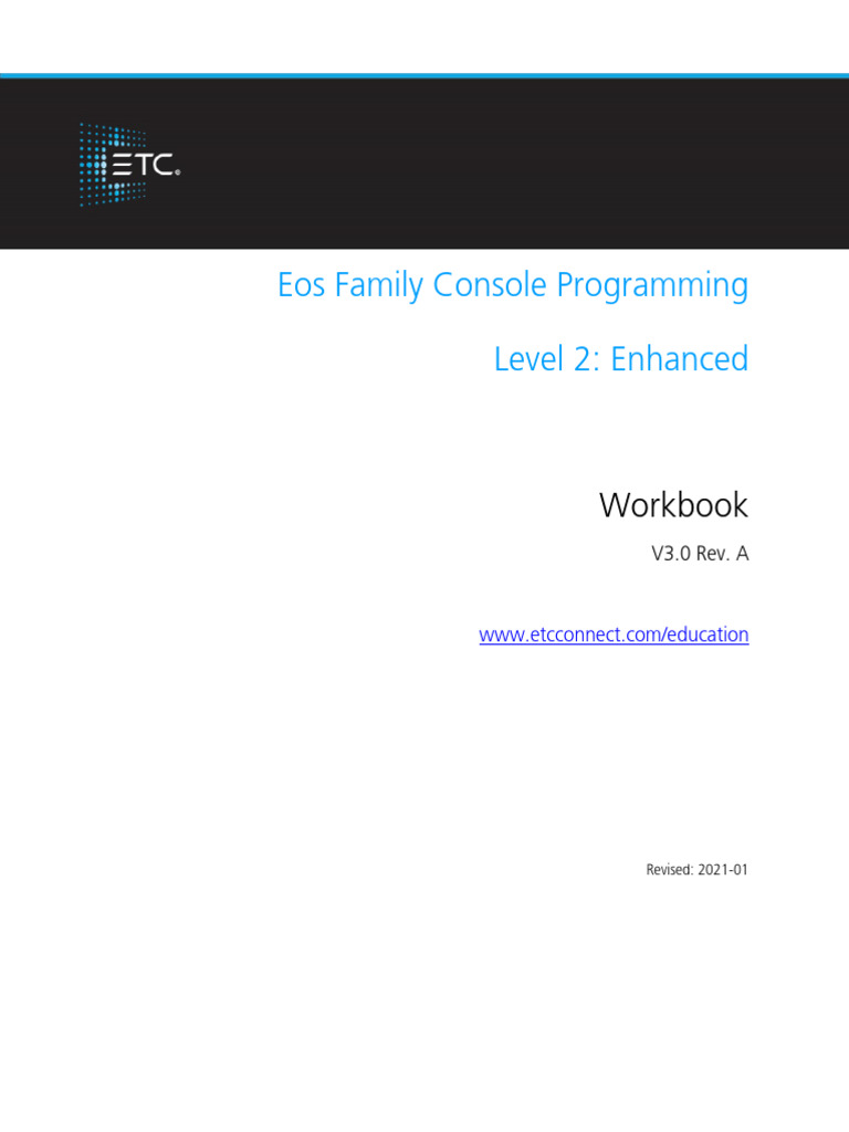 Eos Console Programming Level 2 Guide | PDF | Computer Terminal ...