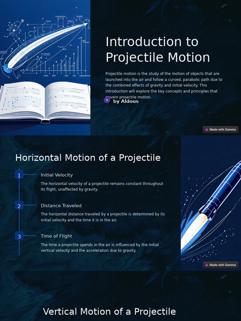 Introduction To Projectile Motion | PDF | Projectiles | Mechanics