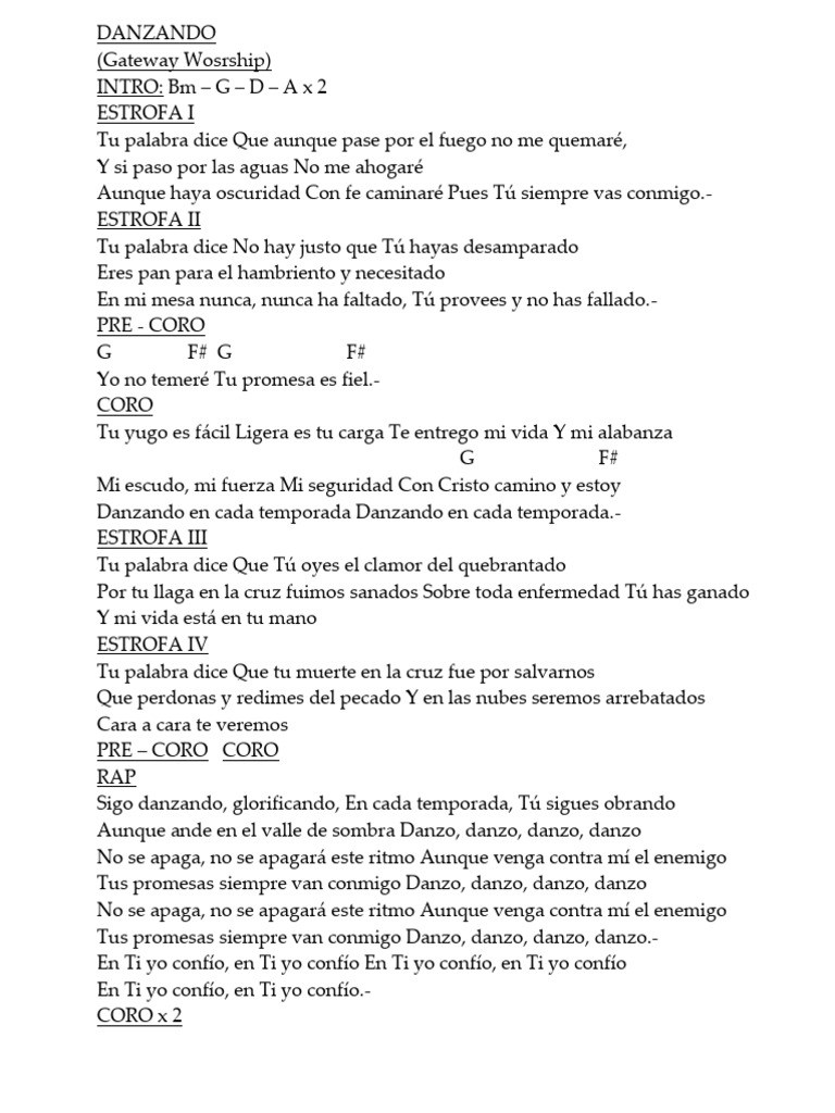 Promesas y Fe en "Danzando" | PDF