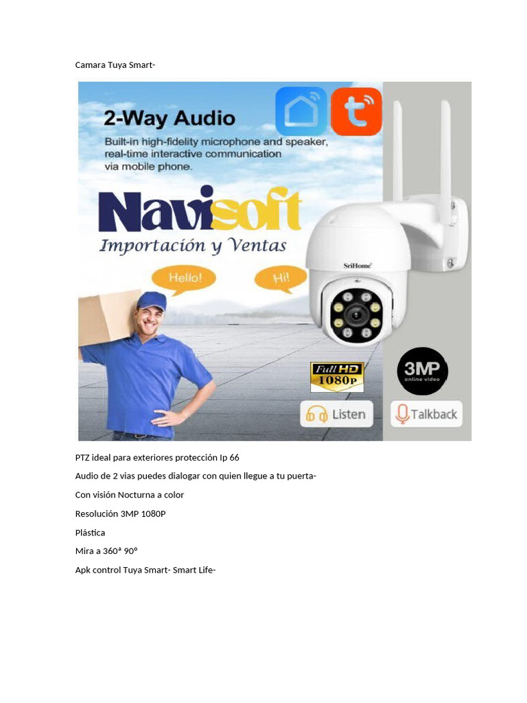 Camara Tuya Smart | PDF