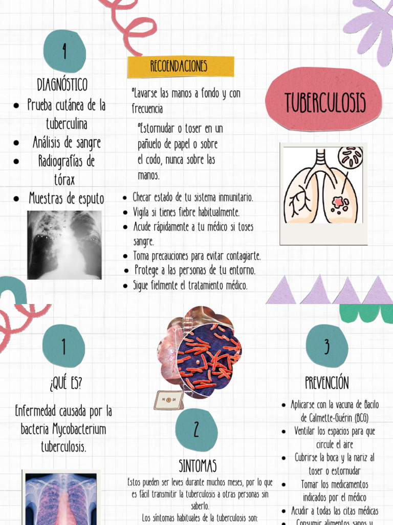 Folleto Triptico Scrapbook Pastel | PDF | Tuberculosis | Enfermedades y ...