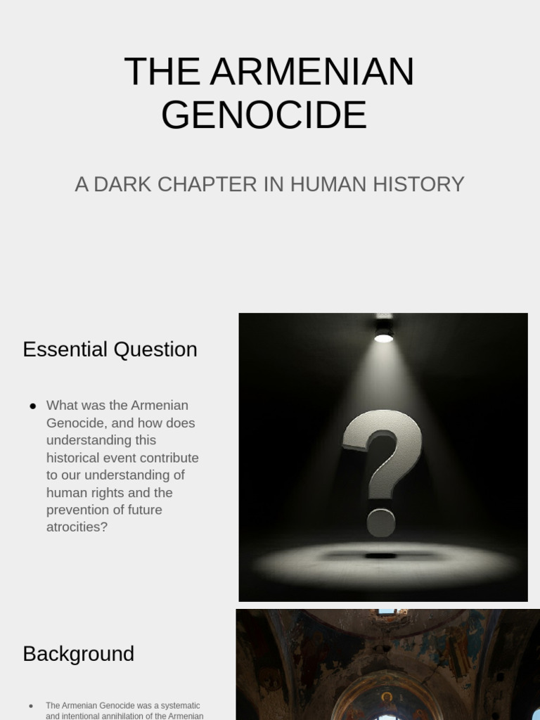 Understanding the Armenian Genocide | PDF | Genocides | Armenian Genocide