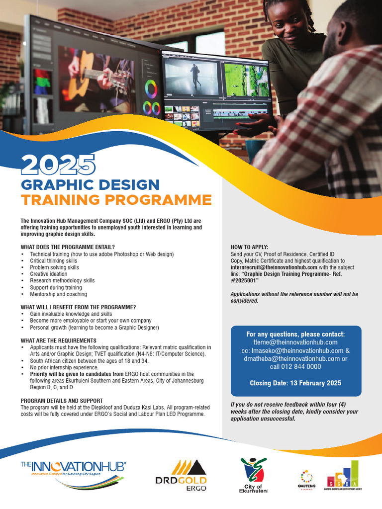 Graphic Design Training Programme Flyer | PDF | Graphic Design | Learning