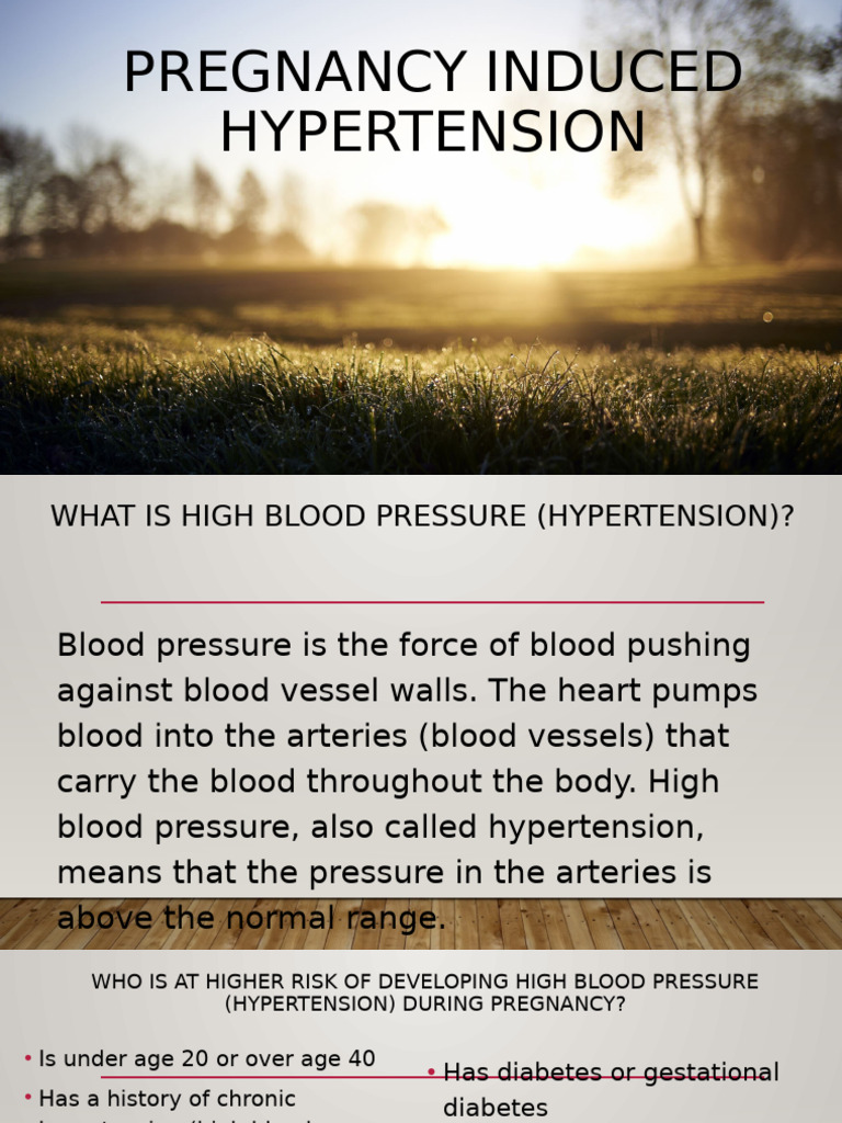 Managing Pregnancy-Induced Hypertension | PDF | Hypertension | Pregnancy