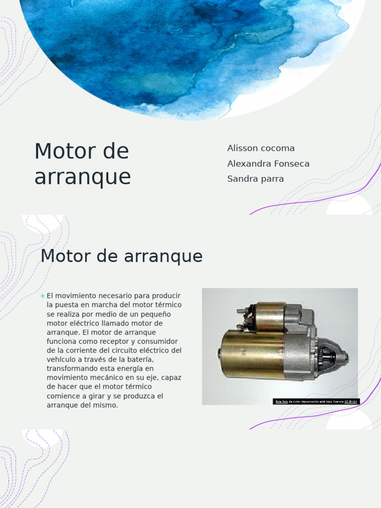 Motor de Arranque | PDF