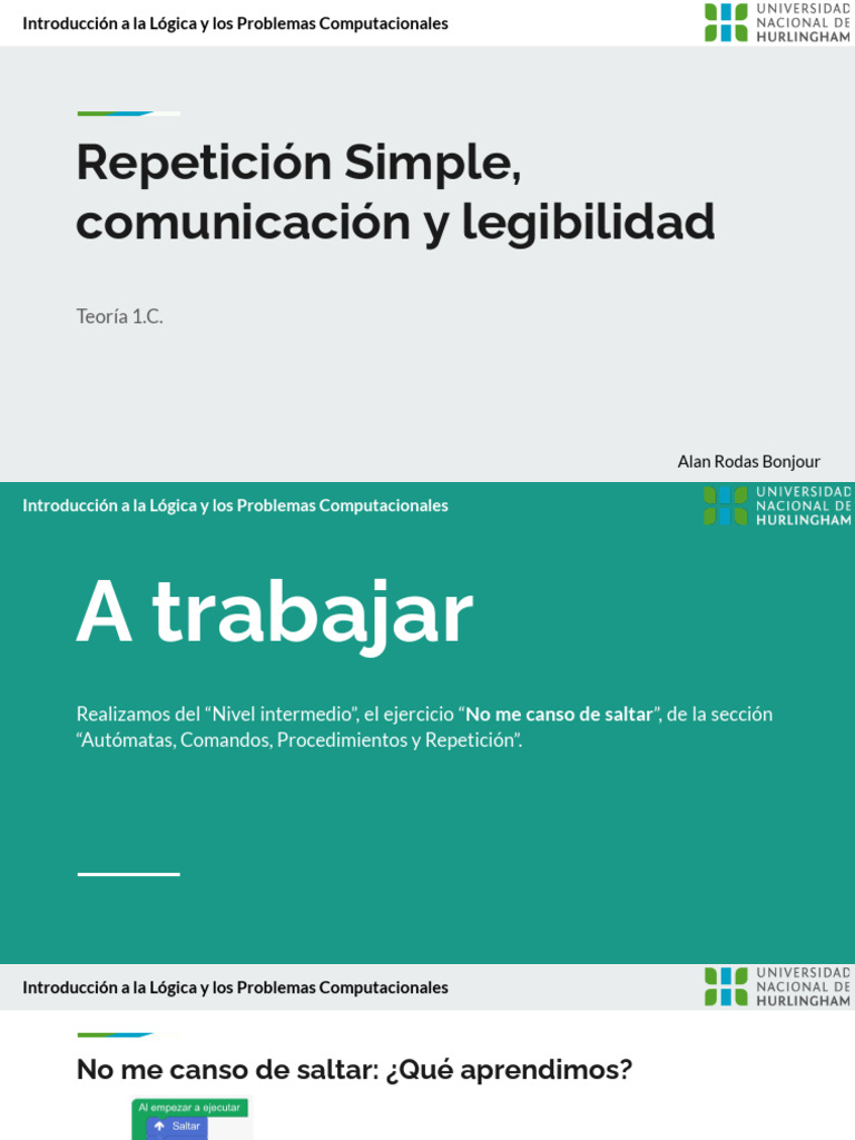T1.C. Repetición Simple, Comunicación y Legibilidad.pptx | PDF ...