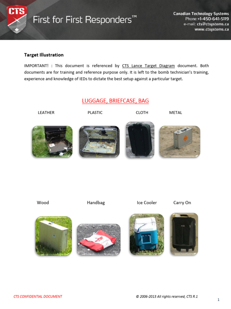 CTS Lance Target Setup Guide | PDF | Pipe (Fluid Conveyance) | Materials